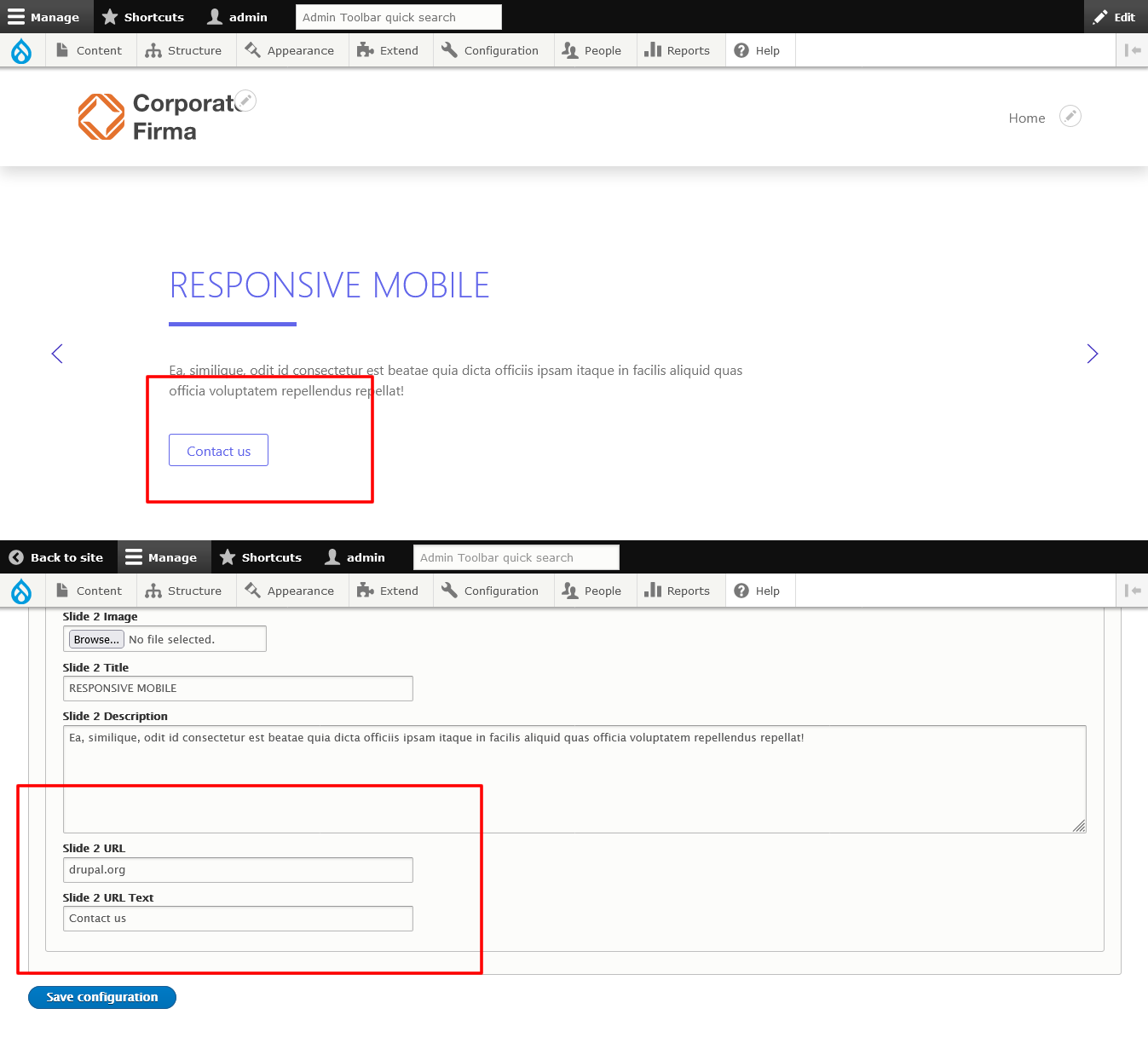 Slider Url field is not rendering [#3283112] | Drupal.org